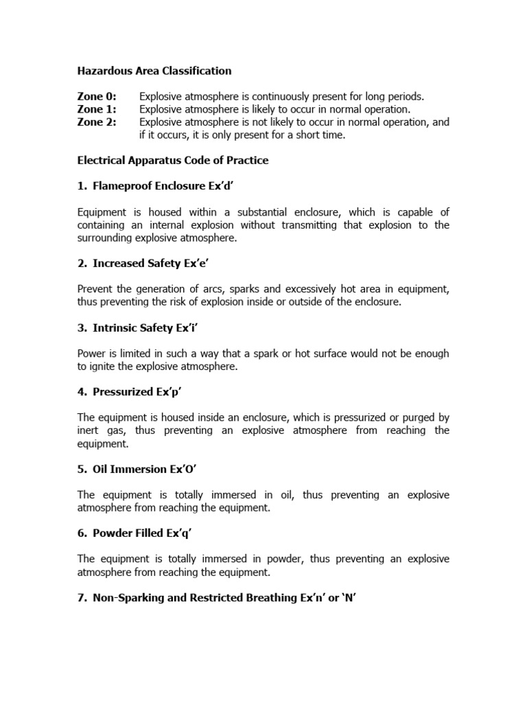 Hazardous Area Classification.pdf | PDF | Electrical Engineering | Gases