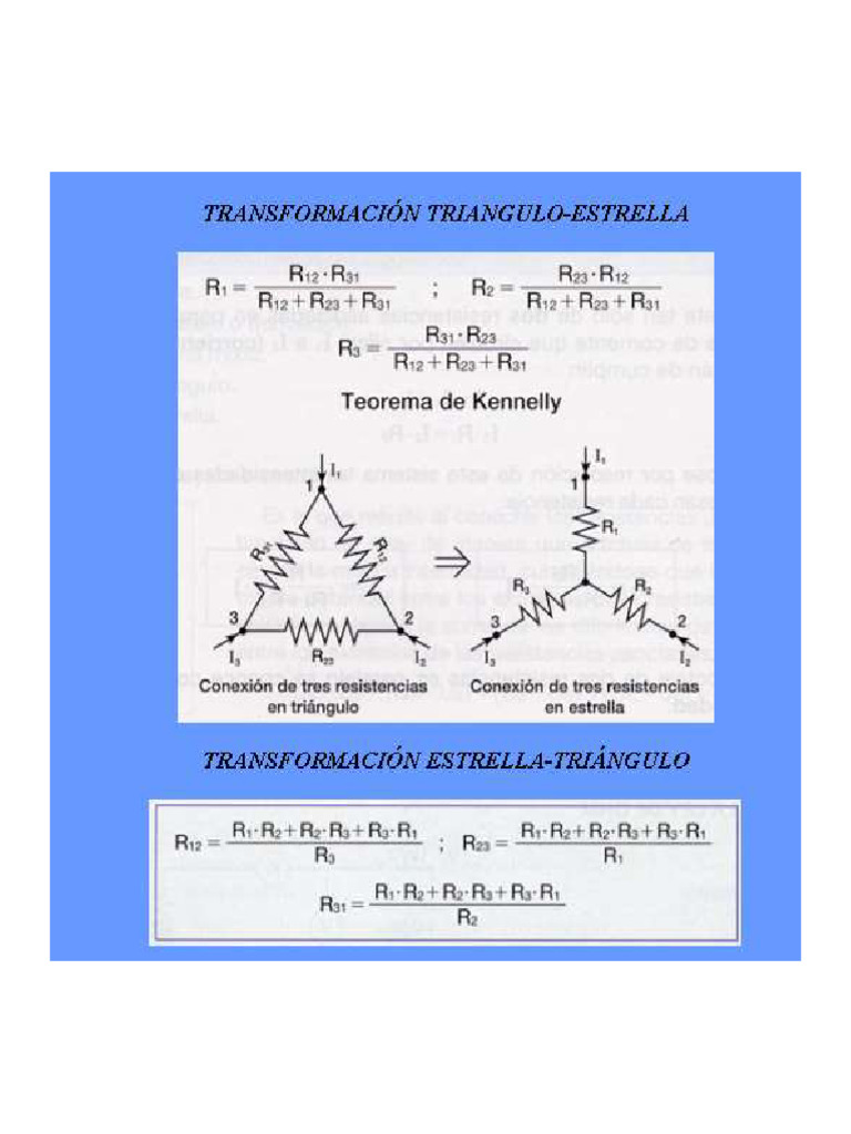Transformación Estrella Triangulo | PDF