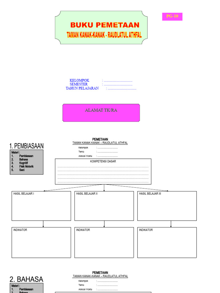 Buku Pemetaan Pg10 | PDF
