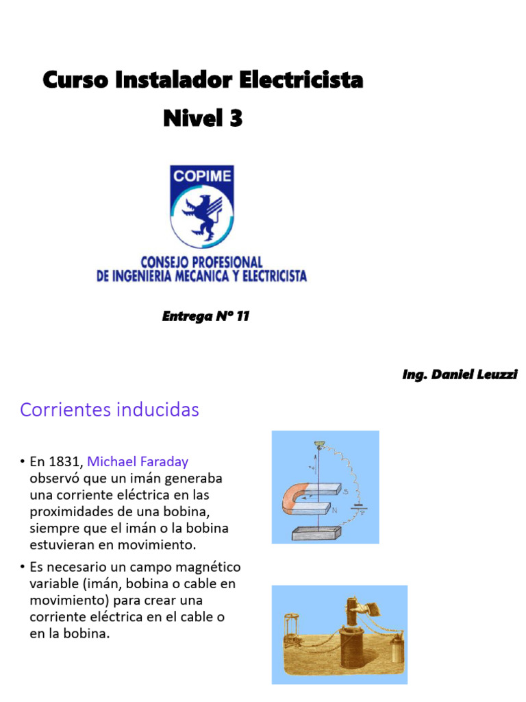 Corriente Inducida | PDF | Campo magnético | Inducción electromagnética