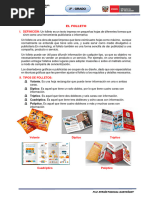 Partes y estructura de un folleto | PDF | Diseño | Diseño de página