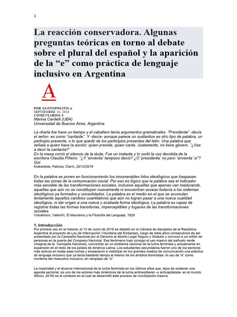 Cardelle - La Reacción Conservadora | PDF | Género | Estudios de género