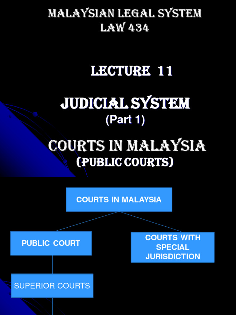 Law434 Lecture 11 Judicial System (PT 1) | PDF | Court Of Appeal Of ...
