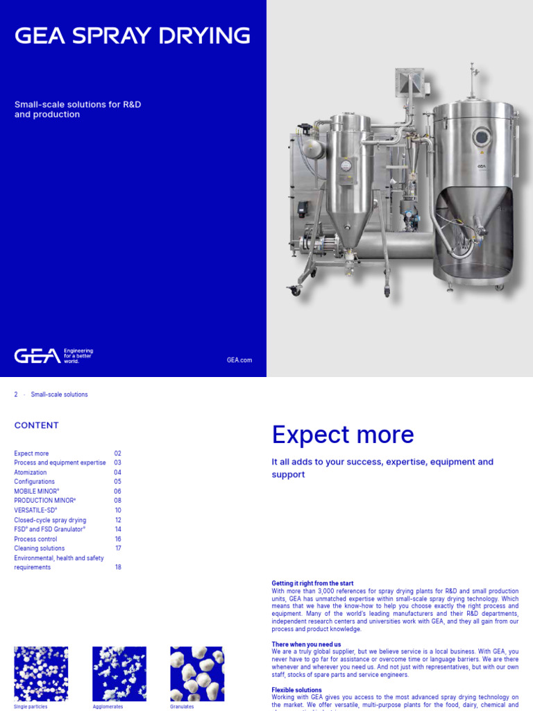 Spray Dryer Pdf Industrial Processes Soft Matter