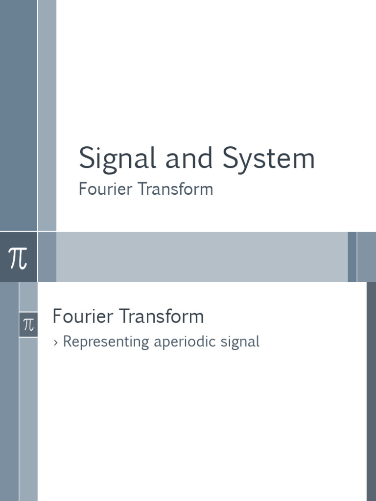 010 Fourier Transform vEMAS (1) | PDF | Fourier Transform | Laplace Transform
