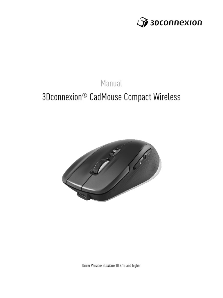 Manual_3Dconnexion-CadMouse-Compact-Wireless_EN | PDF | Computer ...