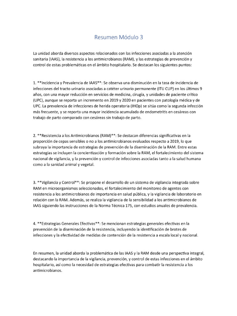 Resumen MÃ Dulo 3 | PDF