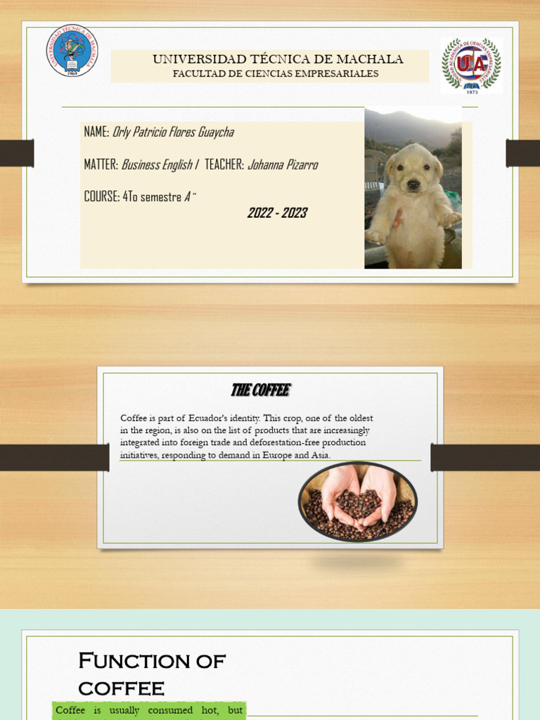 Cafe 2doparcial | PDF | Coffee