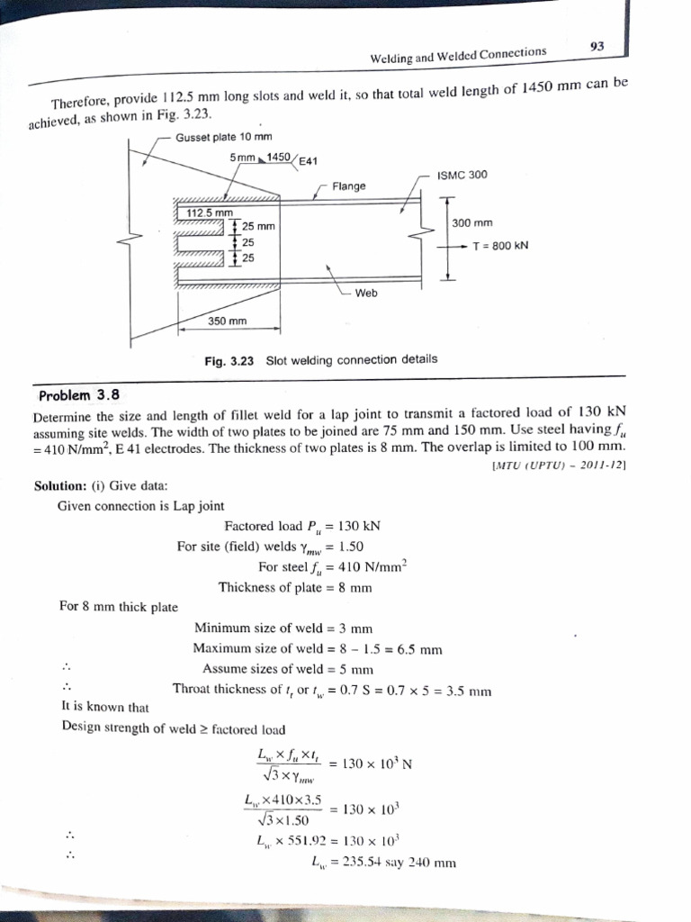 welded connection | PDF | Welding | Construction