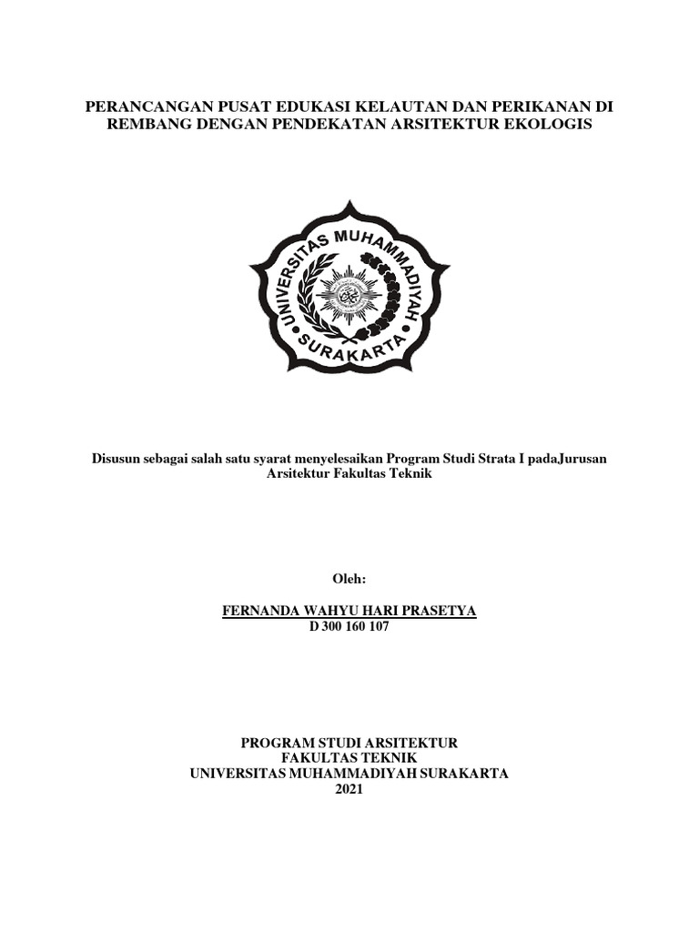 Contoh Dokumen Kajian Edukasi Perikanan | PDF