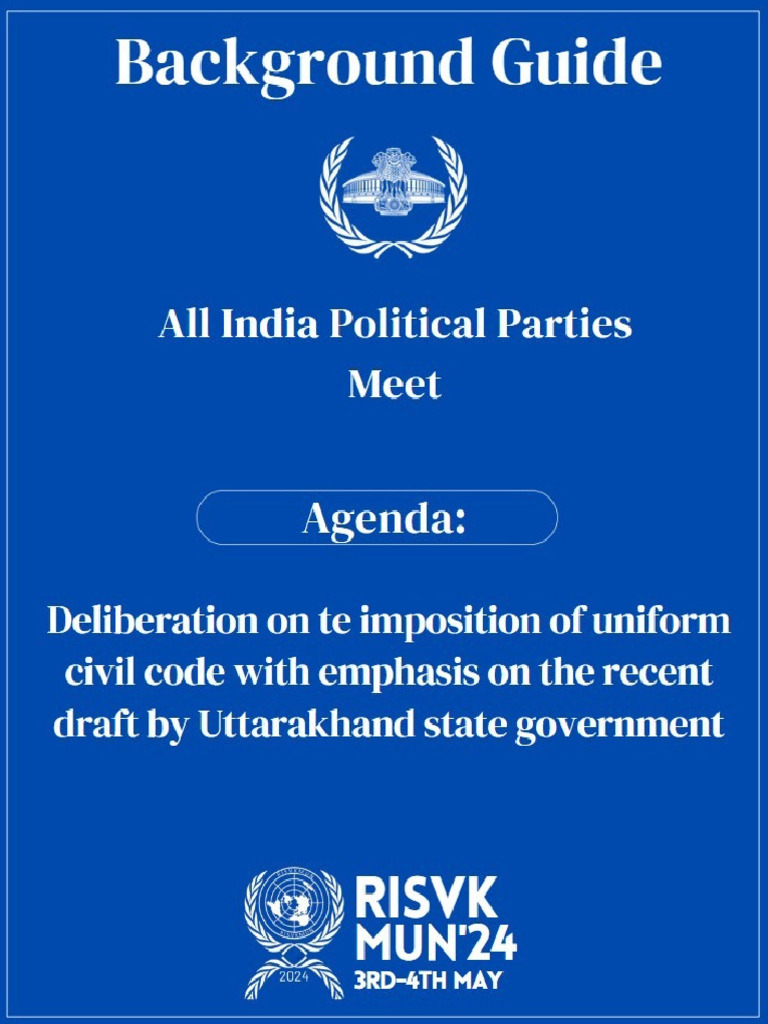 Background Guide Mun Aippm | PDF | Alimony | Marriage