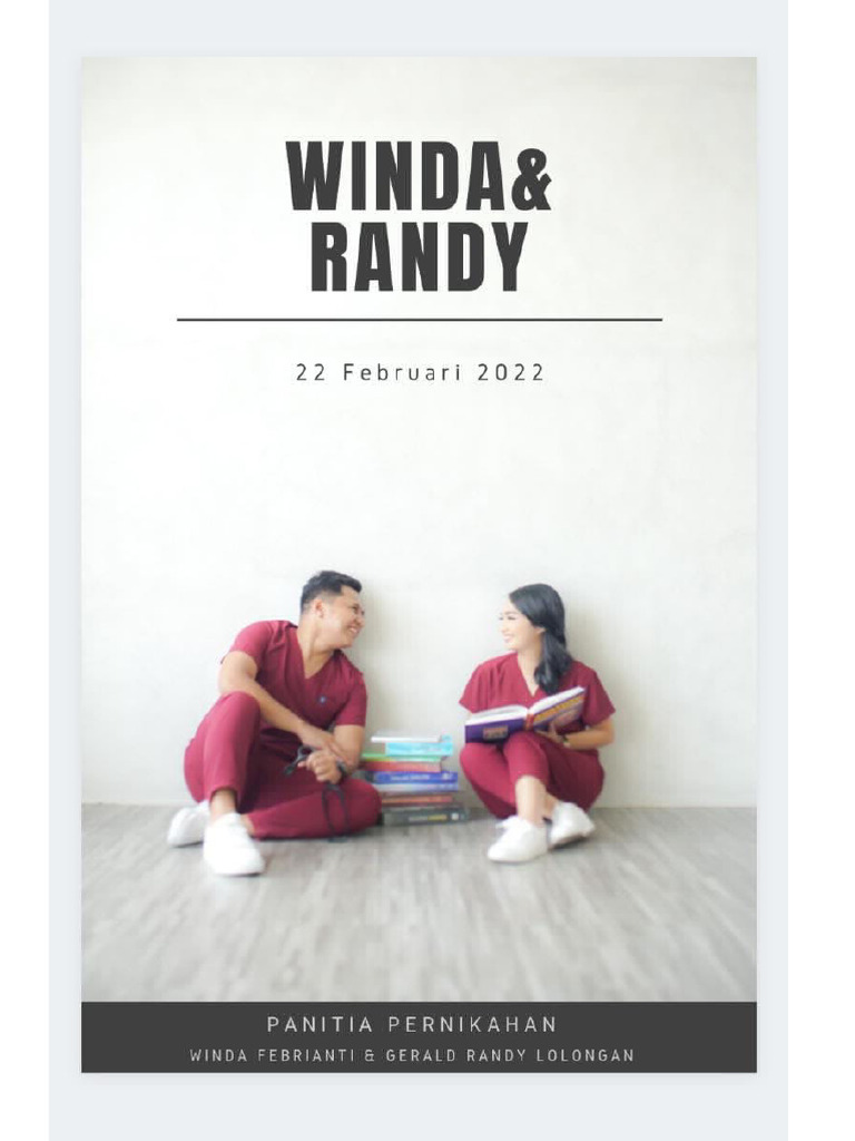 Panitia Perkawinan Randy Dan Winda | PDF | Memasak, Makanan, & Anggur ...