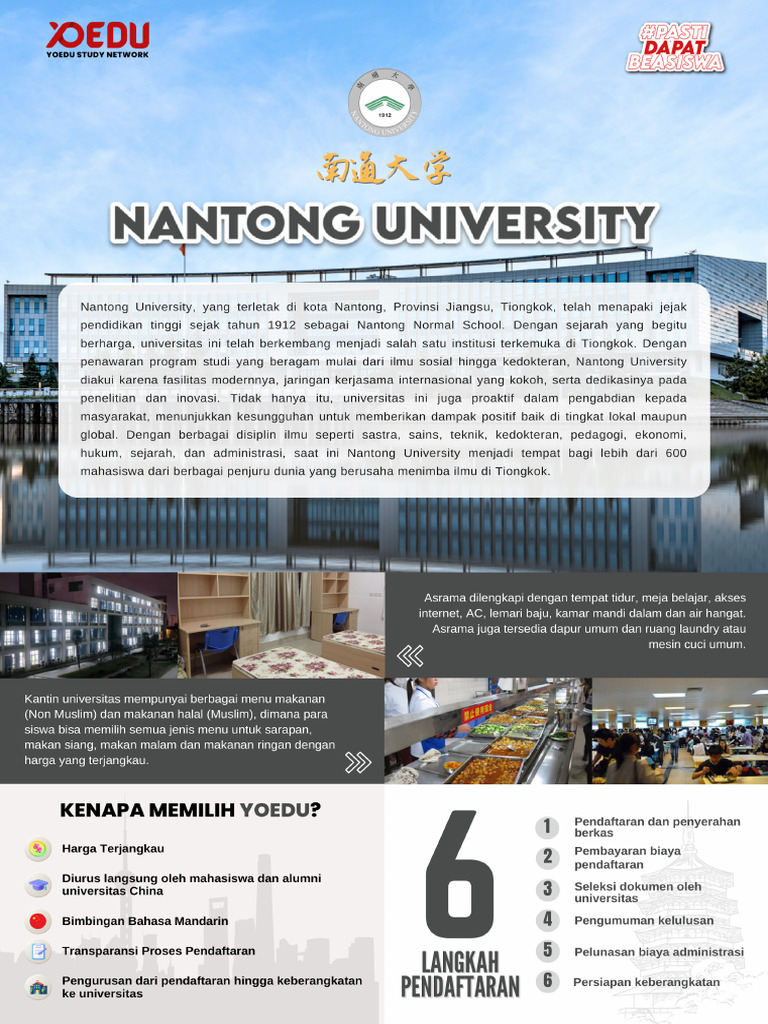 Nantong University 2024 - Yoedu Study Network | PDF