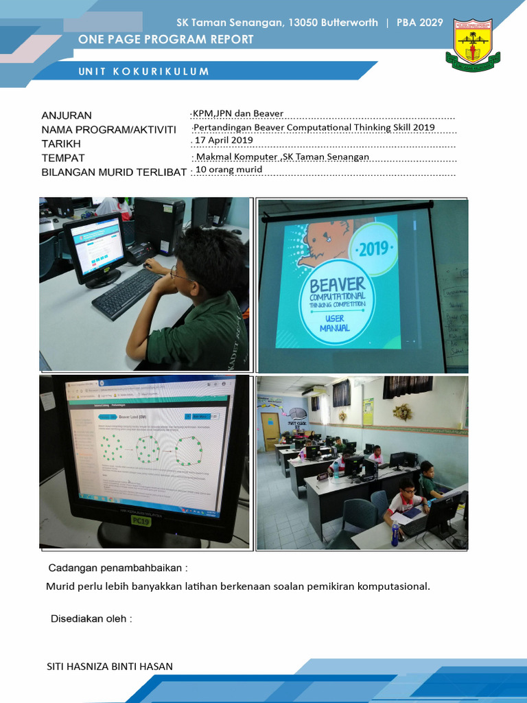 OPPR Kokurikulum 2019 KELAB STEM | PDF