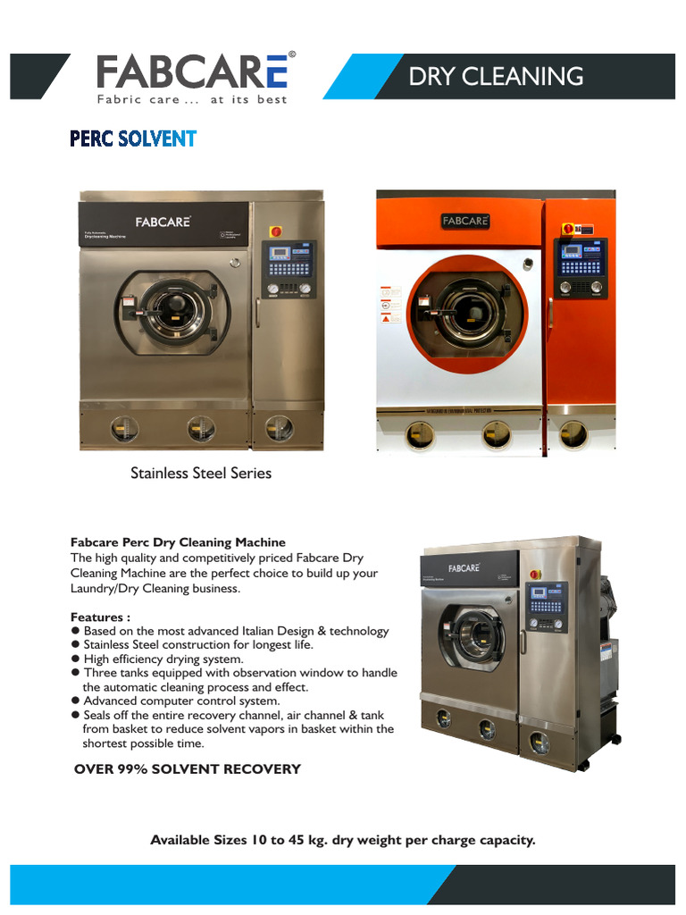 perc dry cleaning machine | PDF