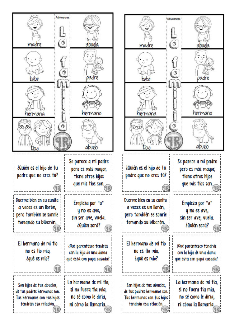 Adivinanzas La Familia | PDF