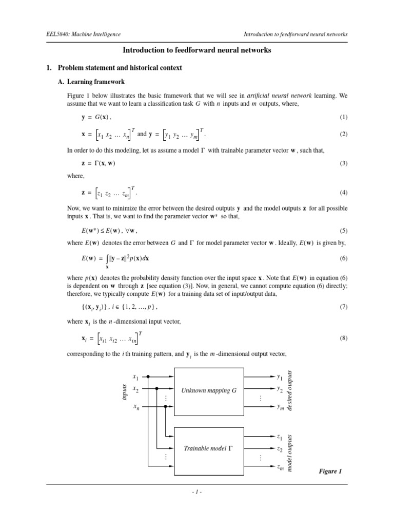 Introduction To Feedforward Neural Networks | PDF | Artificial Neural Network | Nervous System