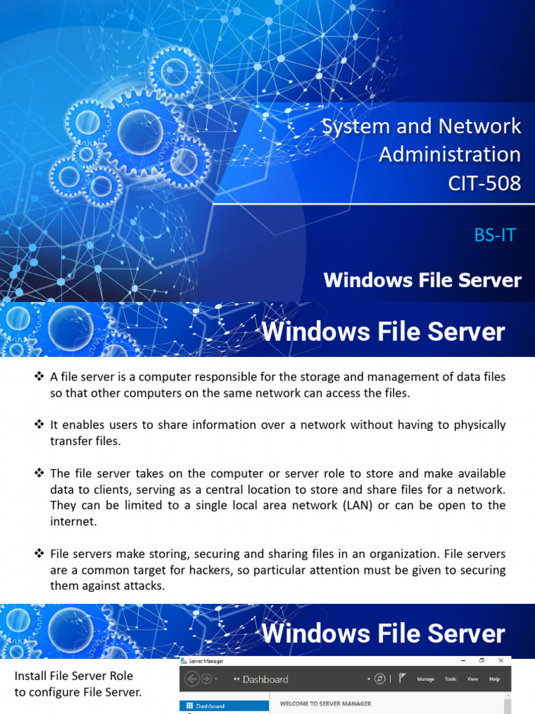 Windows File Server | PDF