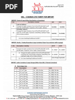 Local Charges Tariff for India CFS | PDF | Freight Transport