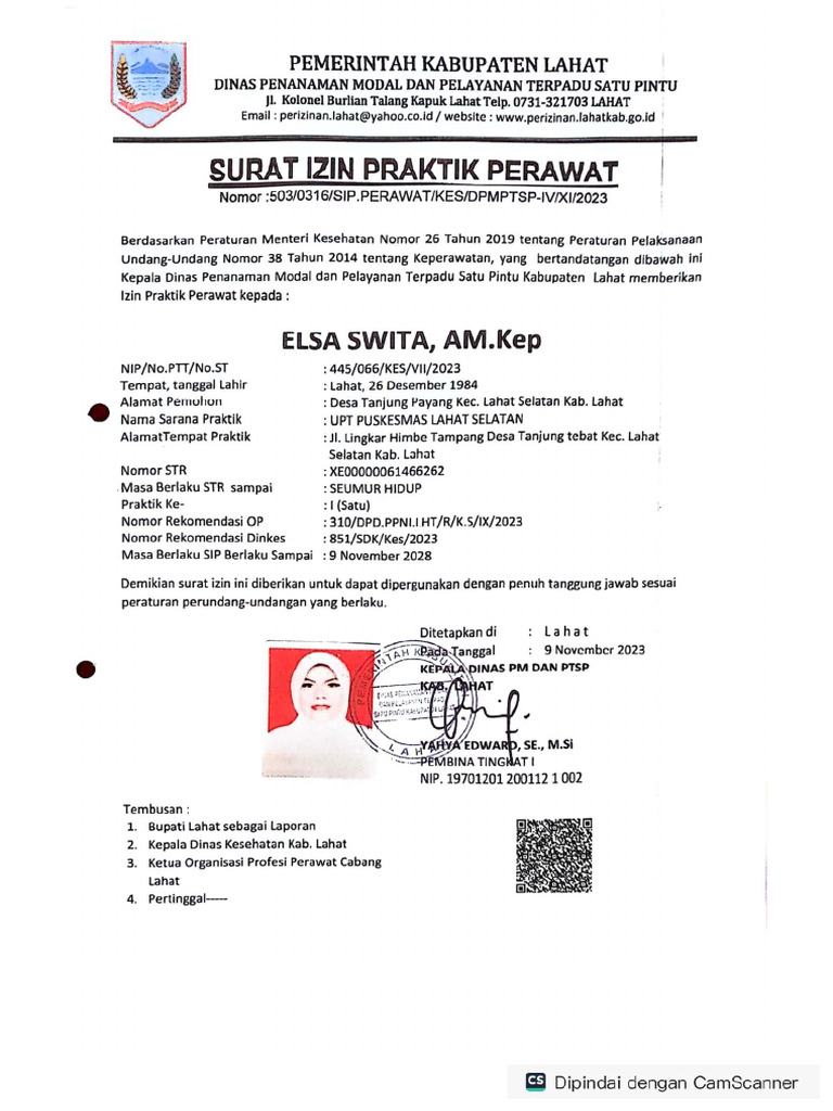 SIP Elsa Swita | PDF