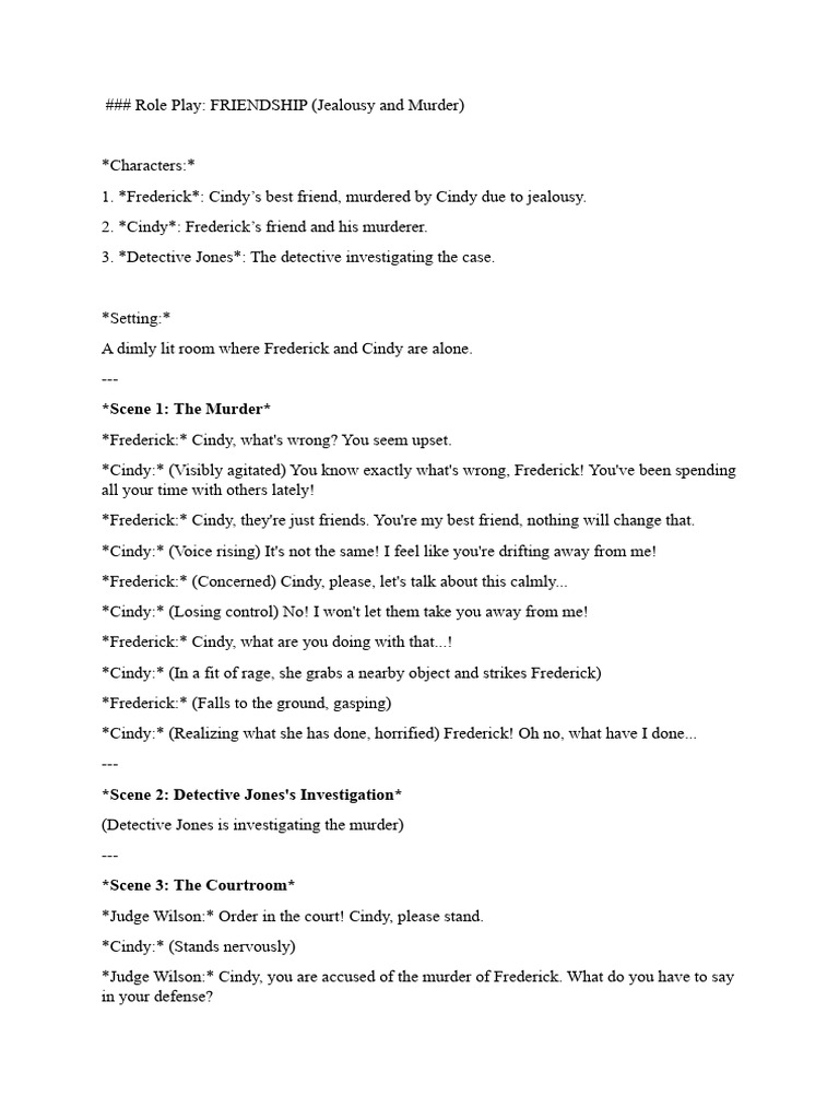 Role Play | PDF | Courtroom