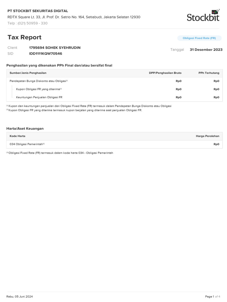 FR Bond Report 1795694 2023 | PDF