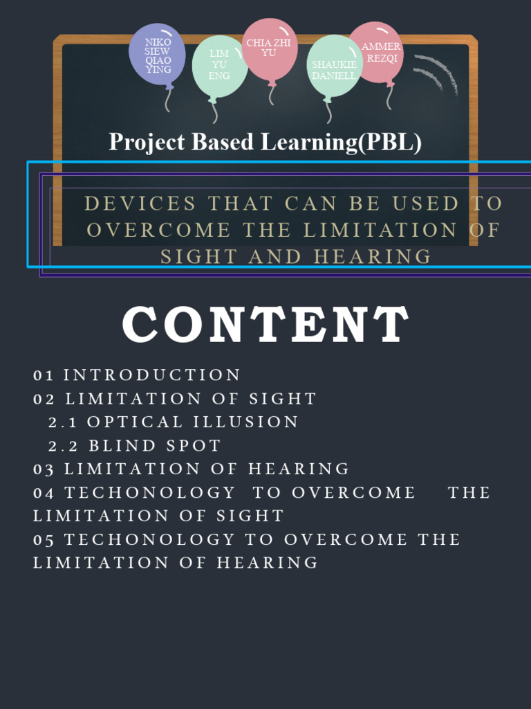 Project Based Learning (PBL) | PDF | Hearing | Visual Perception