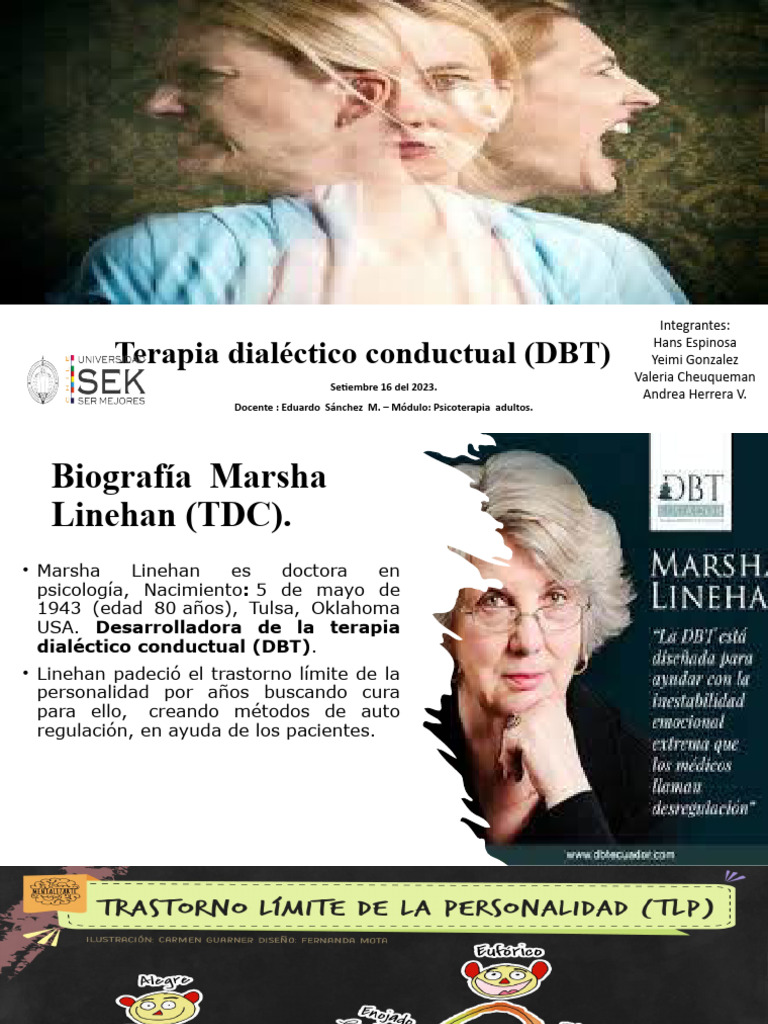 Terapia Dialectica Conductual TDC | PDF | Terapia dialéctica conductual ...