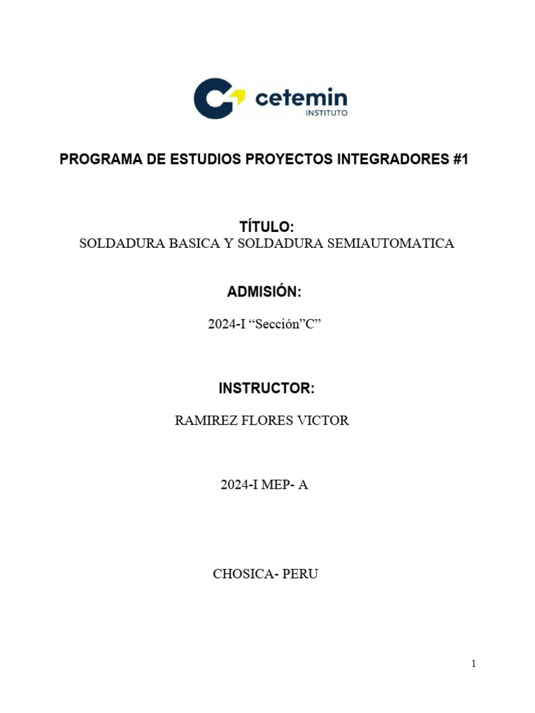 Tarea Del Imforme | PDF | Soldadura | Construcción