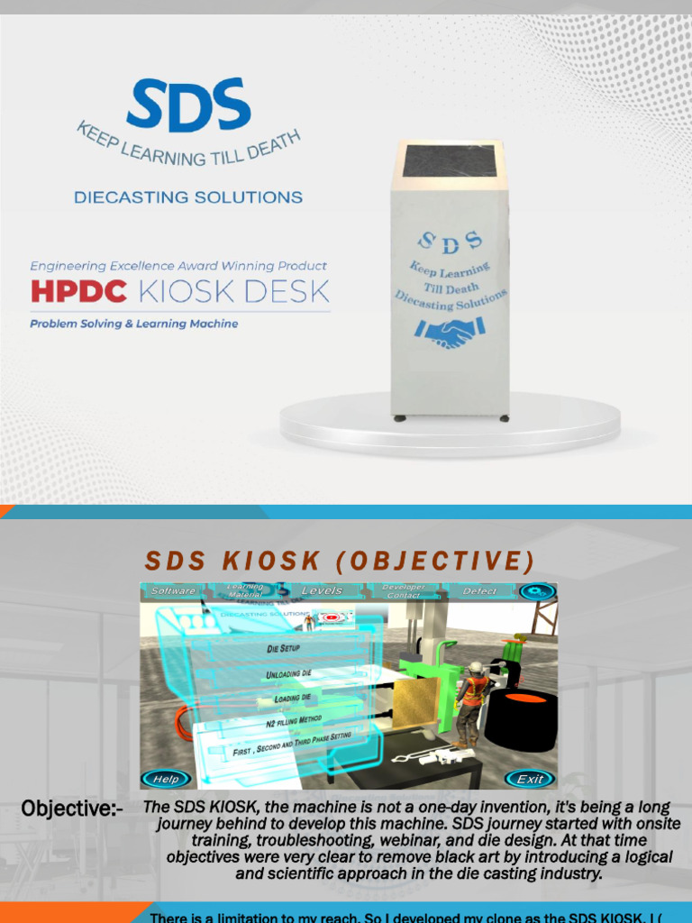 The SDS HPDC Kiosk Manual | PDF | Parameter (Computer Programming ...
