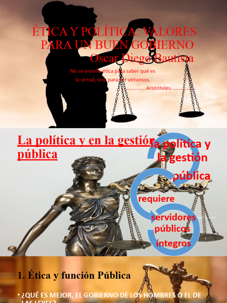 Ética y Política: Claves para un Buen Gobierno | PDF | Educación en ...