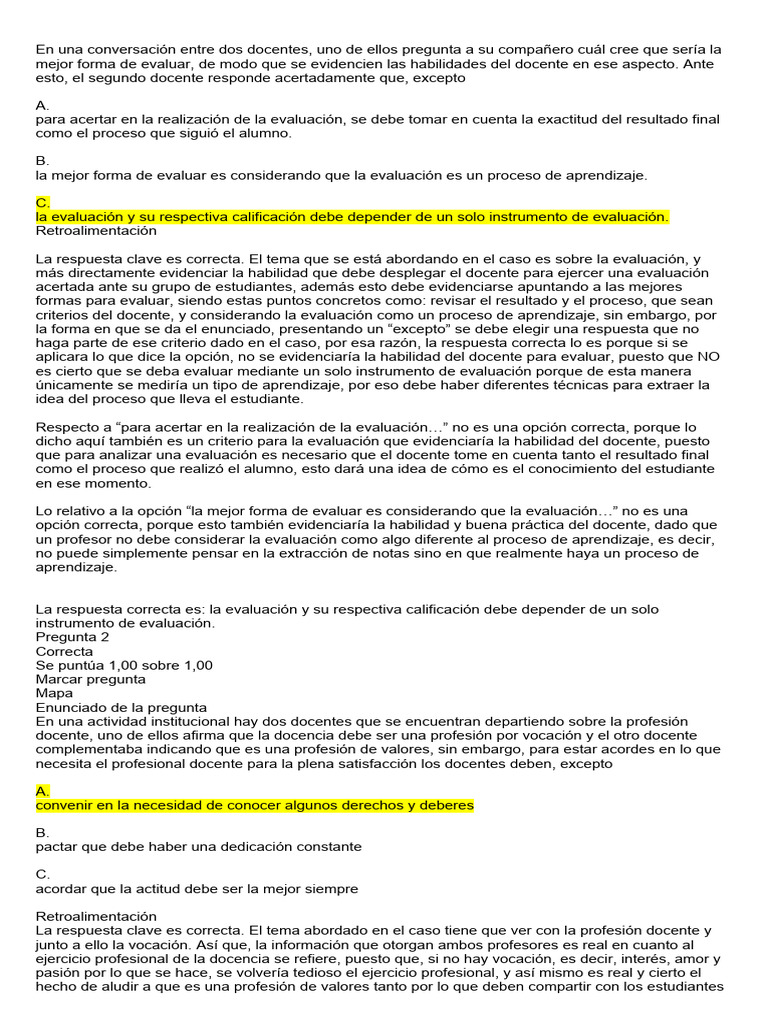 Simulacro 5 | PDF | Evaluación | Maestros