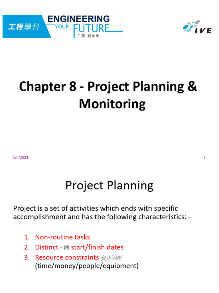 8a Project Planning - Monitoring 24030501 | PDF | Computers