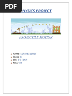 Class 11th Projectile Motion | PDF