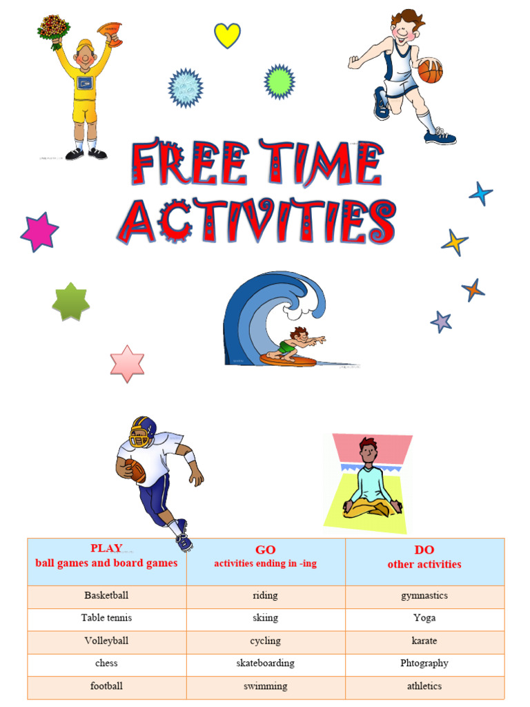 Free Time Activities Fun Activities Games 10076 | PDF