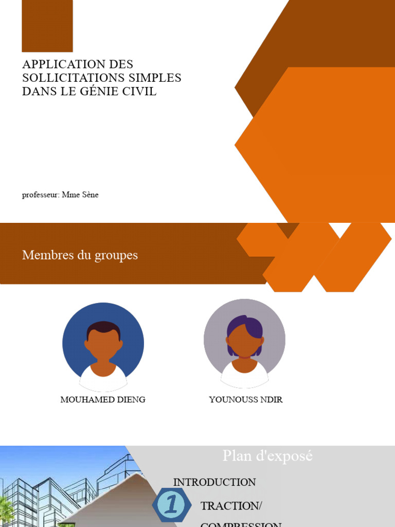 APPLICATION DES SOLLICITATIONS SIMPLES DANS LE GÉNIE CIVIL (Enregistrement Automatique) | PDF ...