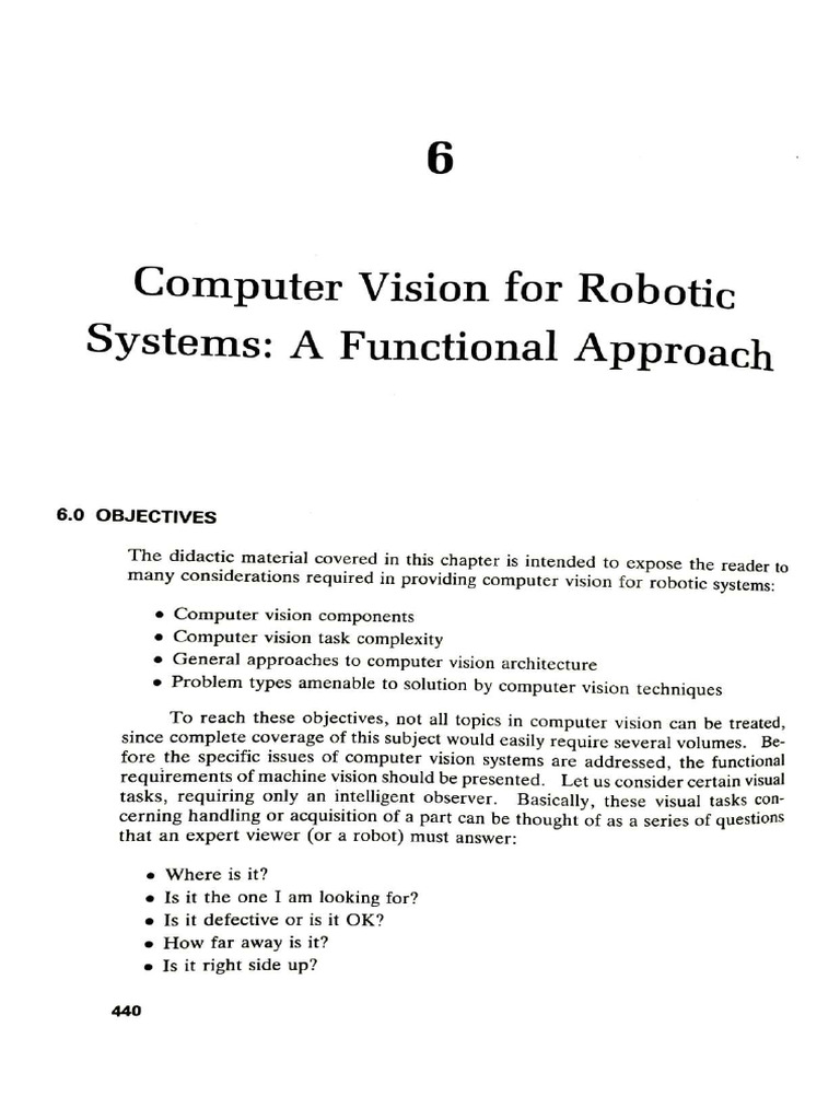 Module - 2 _computer Vision for Robotics Systems | Download Free PDF ...