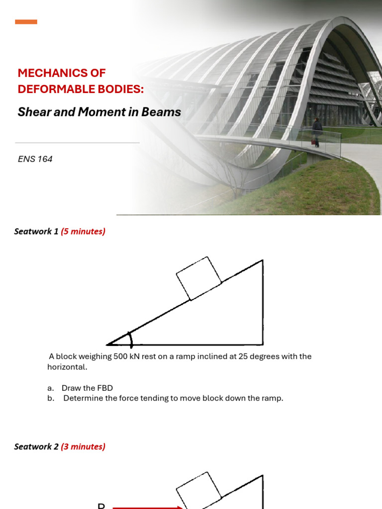 Shear and Moment in Beams Guide | PDF | Science & Mathematics ...