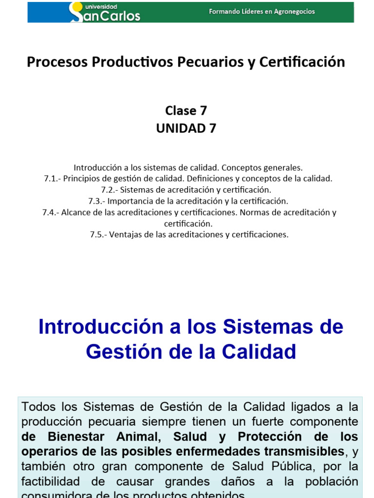 Clase Nº 7 - Sistemas de calidad | Descargar gratis PDF | Calidad (comercial)