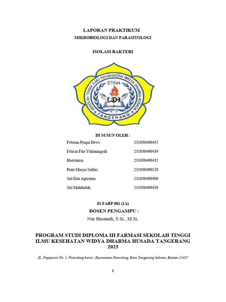 Isolasi Bakteri dalam Praktikum Mikrobiologi | PDF | Kesehatan Holistik ...