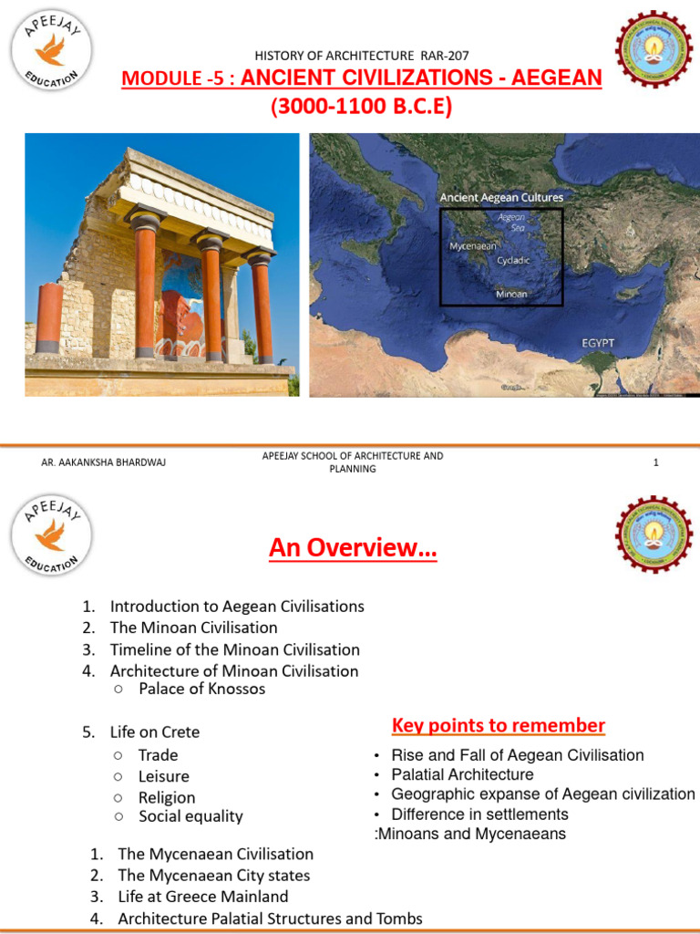 Mod-5, Ancient Aegean Civilisation | PDF | Mycenaean Greece | Classical ...
