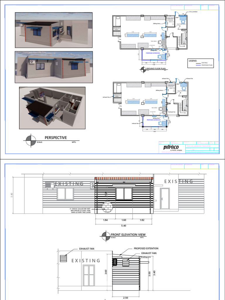 Revised Layout of QA LAb. Modification | PDF | Building Engineering | Architectural Design