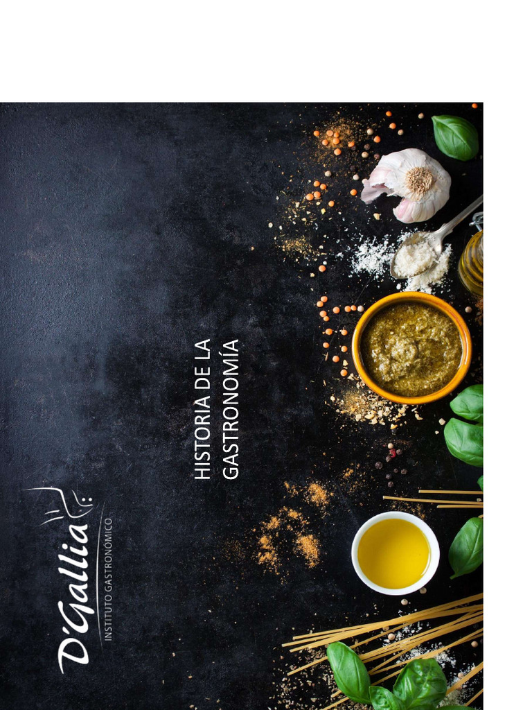 Cap. 12 Historia de La Gastronomia | PDF
