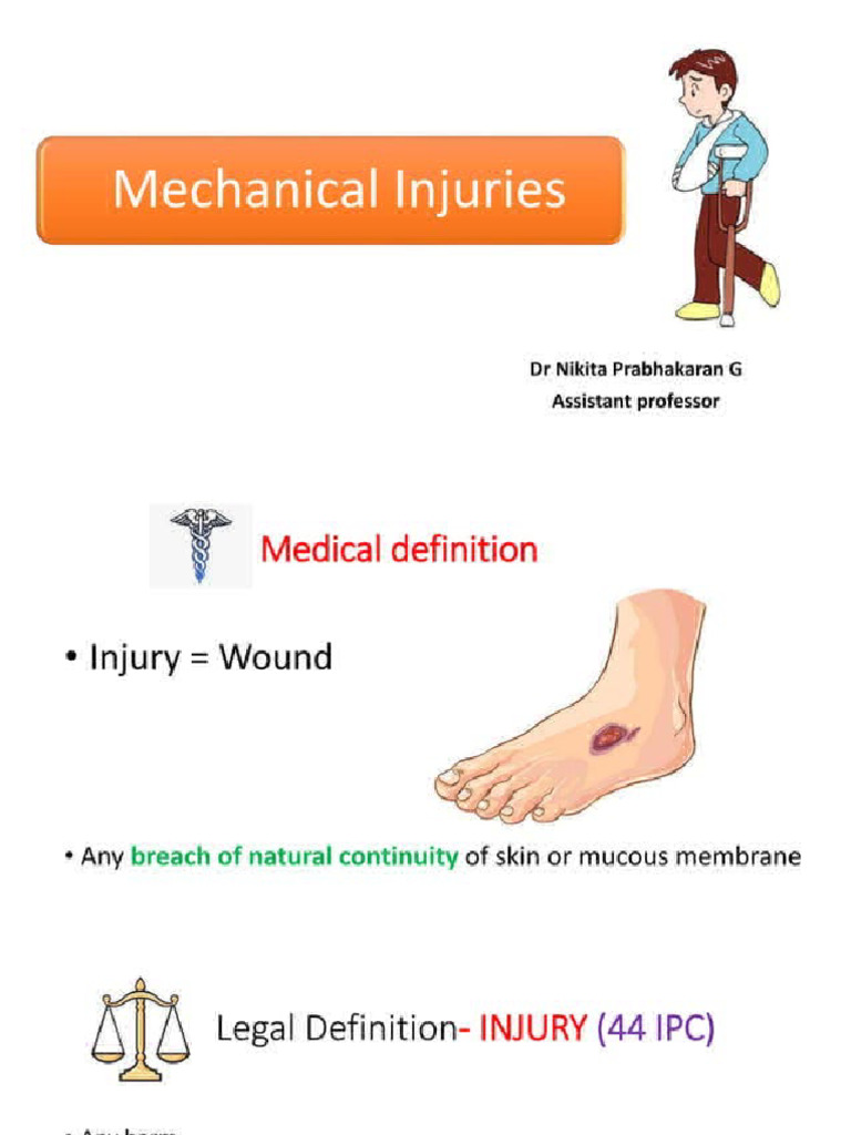Mechanical Injuriespptx | PDF