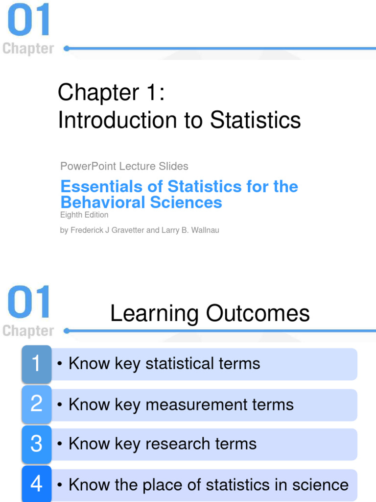 Chapter - 1 - Introduction To Statistics | PDF | Statistics | Level Of ...