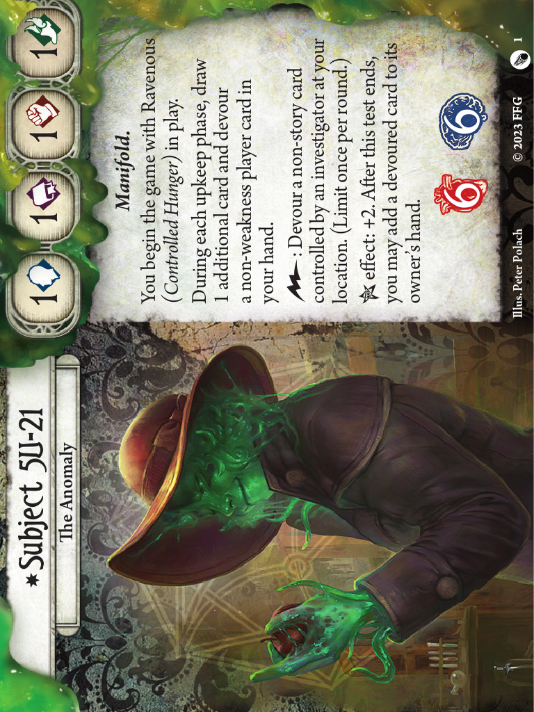 Gcop2301 The Blob That Ate Everything Else Investigator Cards - Print ...