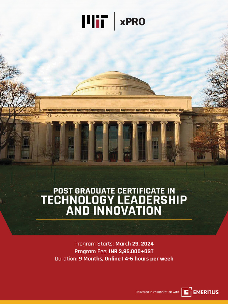 MIT-TLI_Brochure_Run | PDF | Artificial Intelligence | Intelligence (AI) & Semantics