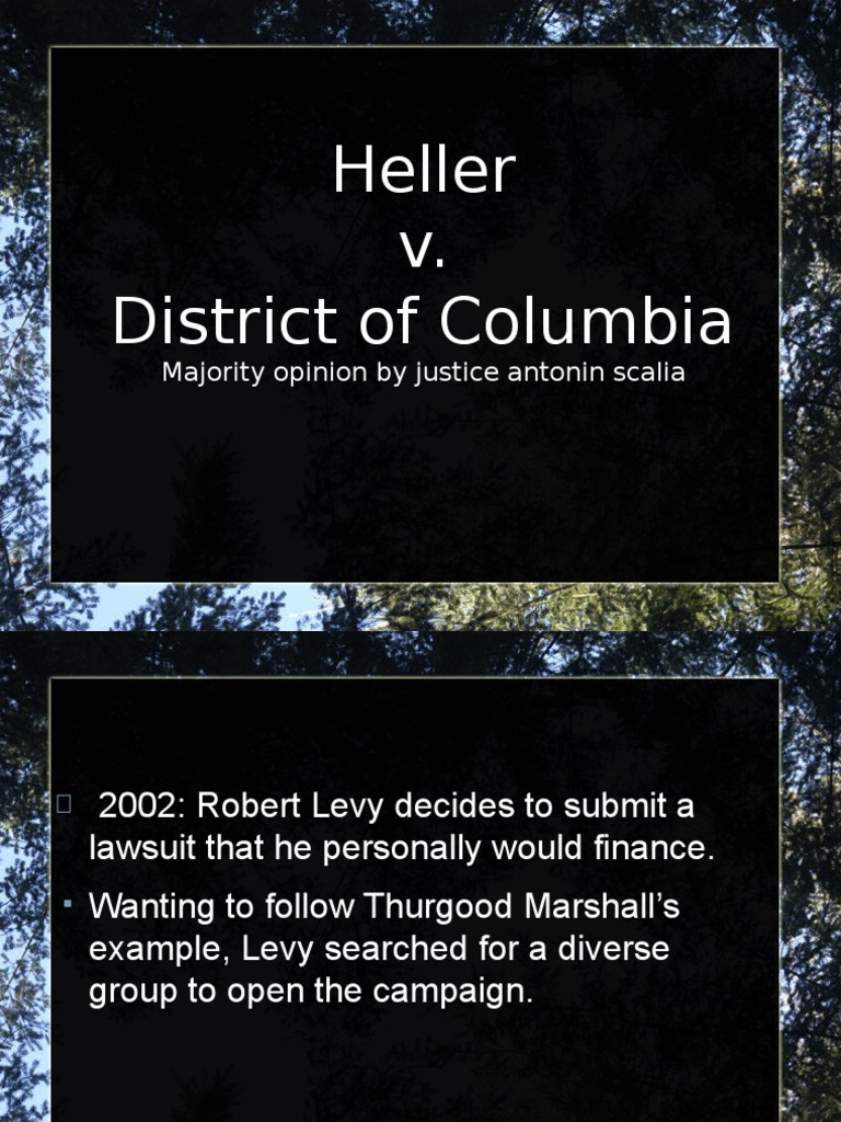 Heller vs. District of Columbia | PDF | District Of Columbia V. Heller ...