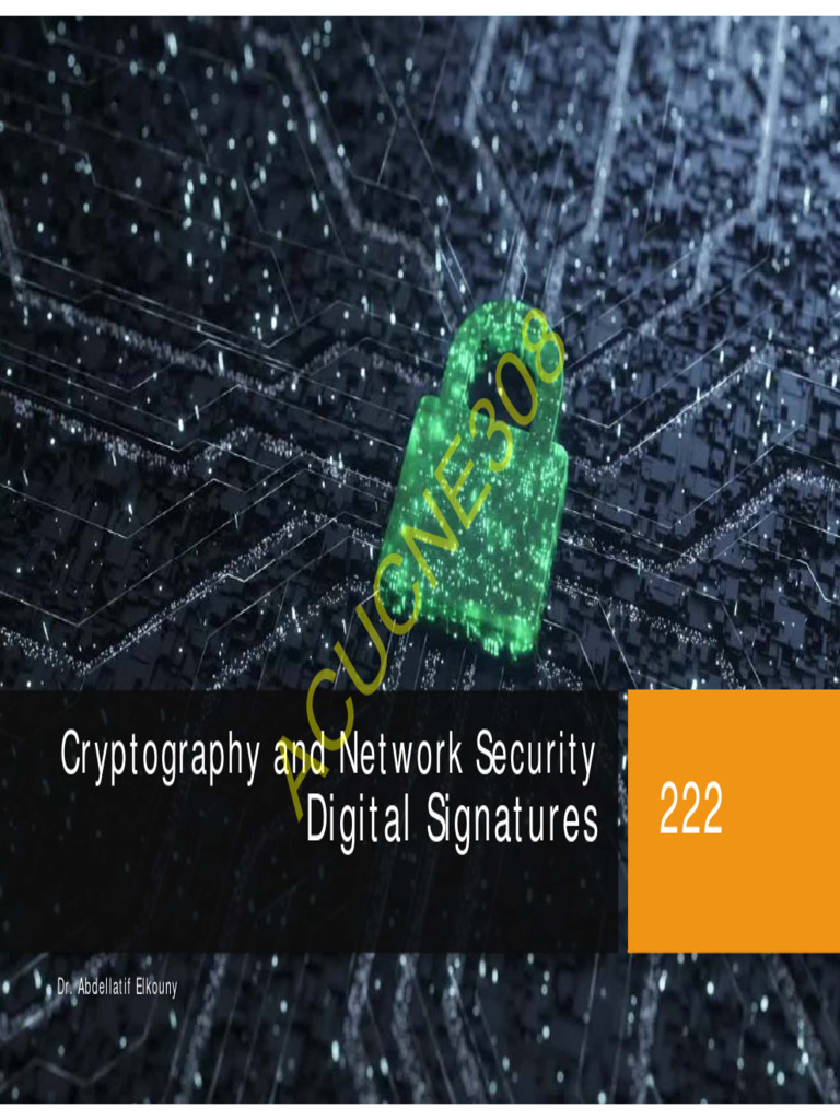 Chap11 - Network Security - 2023 | PDF | Public Key Cryptography | Secure Communication