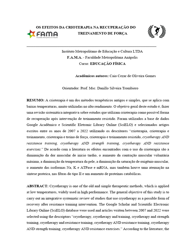 Caio Cezar de Oliveira Gomes | PDF | Proteínas